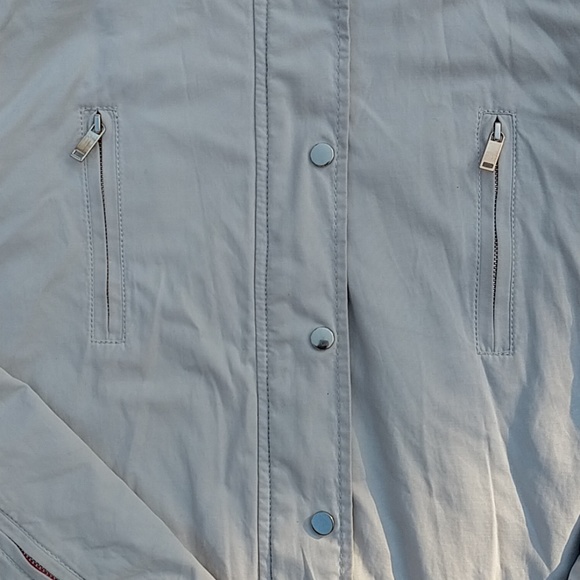 Zara | Jackets & Coats | Very Light Gray Rain Coat | Poshmark